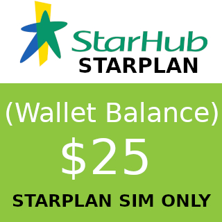 Starhub Star Plan Wallet Balance $25 Top Up | Shopee Singapore