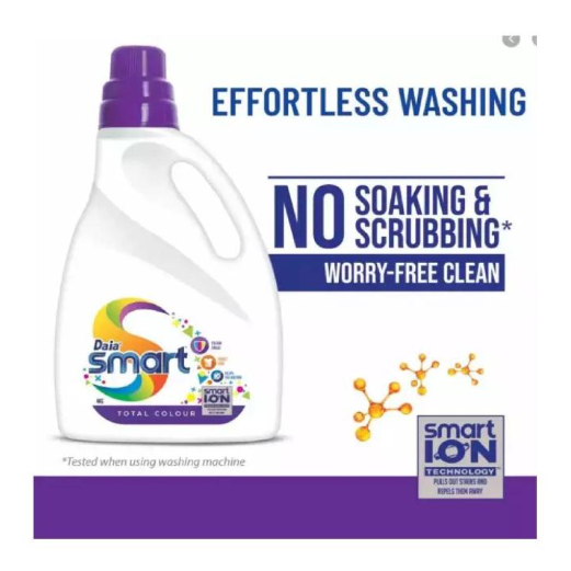 DAIA Smart Total Colour Liquid Detergent 3.6kg x 4 Bottles (carton ...