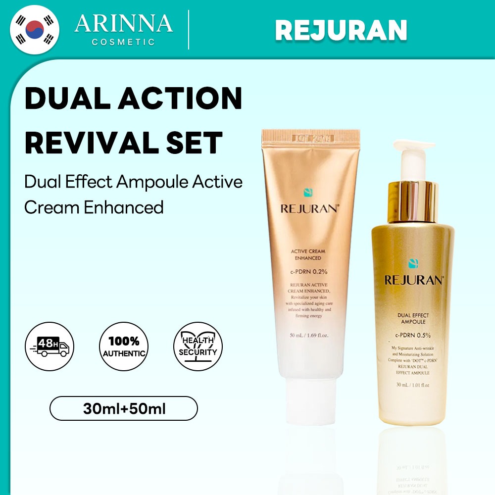 [REJURAN] Dual Action Revival Set (Dual Effect Ampoule+Active Cream ...