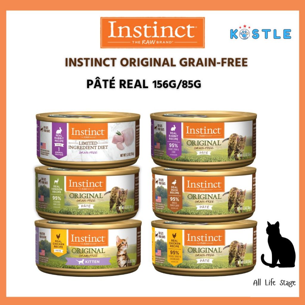 Instinct Original Grain Free Chicken Rabbit Duck Venison Pate Recipe ...