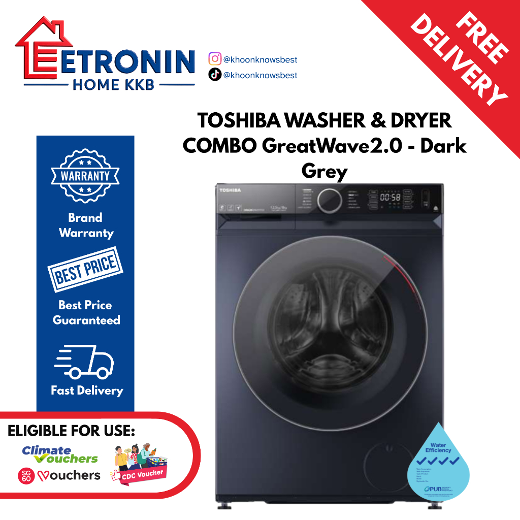 Buy Toshiba Washing Machines Online, May 2026 | Shopee Singapore