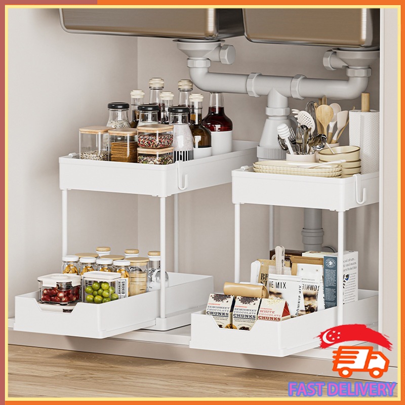 SG In Stock Kitchen Racks, Under Sink Racks, Kitchen Storage Racks ...