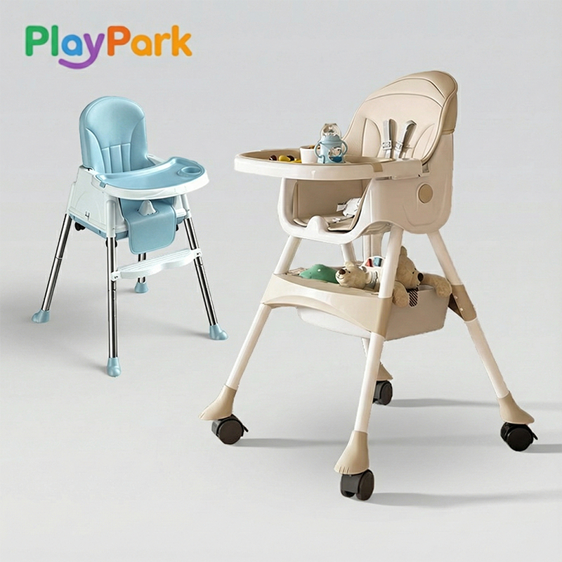 Playpark Baby 3 in 1 Dining Chair With Safety Belt Foldable feeding ...