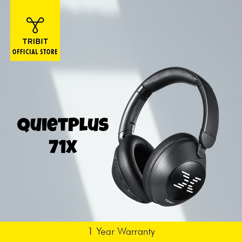 TRIBIT QUIETPLUS 71X ANC HEADPHONE | Shopee Singapore