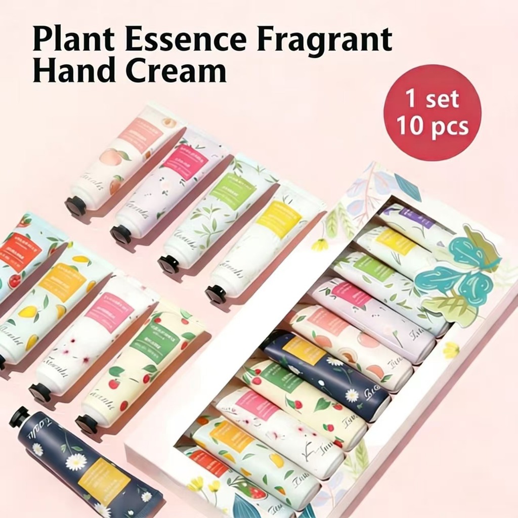 10 Scents Plant Essence Fragrant Hand Cream Hand Care Foot Cream ...