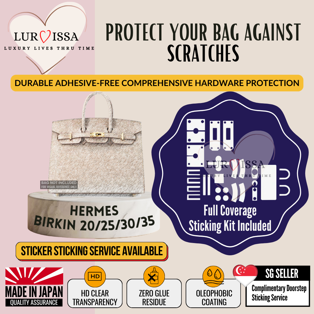[𝐒𝐆][𝐋𝐮𝐫𝐯𝐢𝐬𝐬𝐚] Hardware Protective Sticker For Hermes Birkin 20/25/30 ...