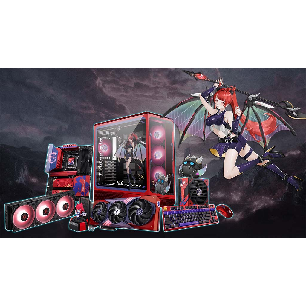 MSI MLG LIMITED EDITION MAGIC DRAGON PRINCESS DESKTOP SET (5070Ti OC ...