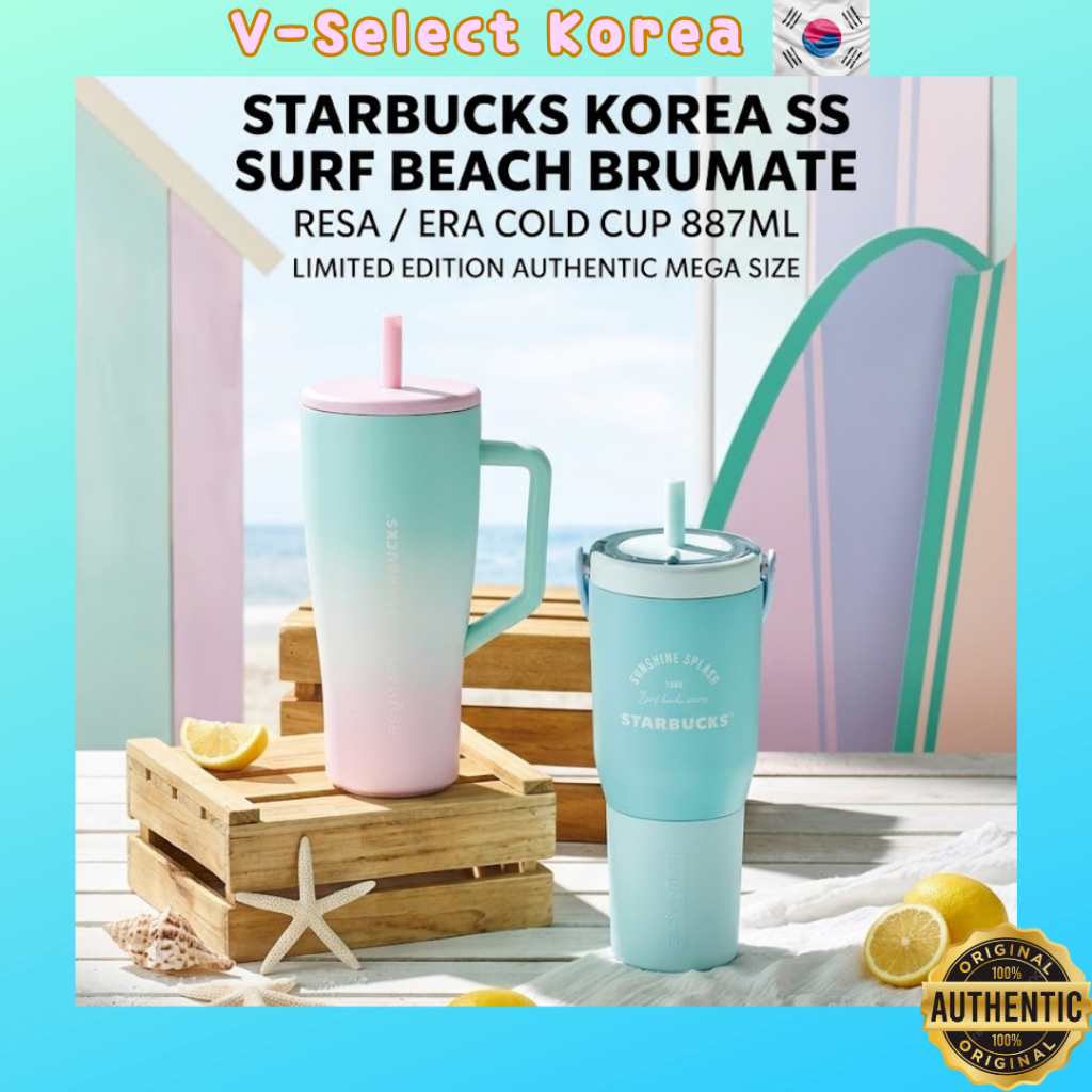 Starbucks Korea SS Surf Beach Brumate Resa / Era Cold Cup 887ml Limited ...