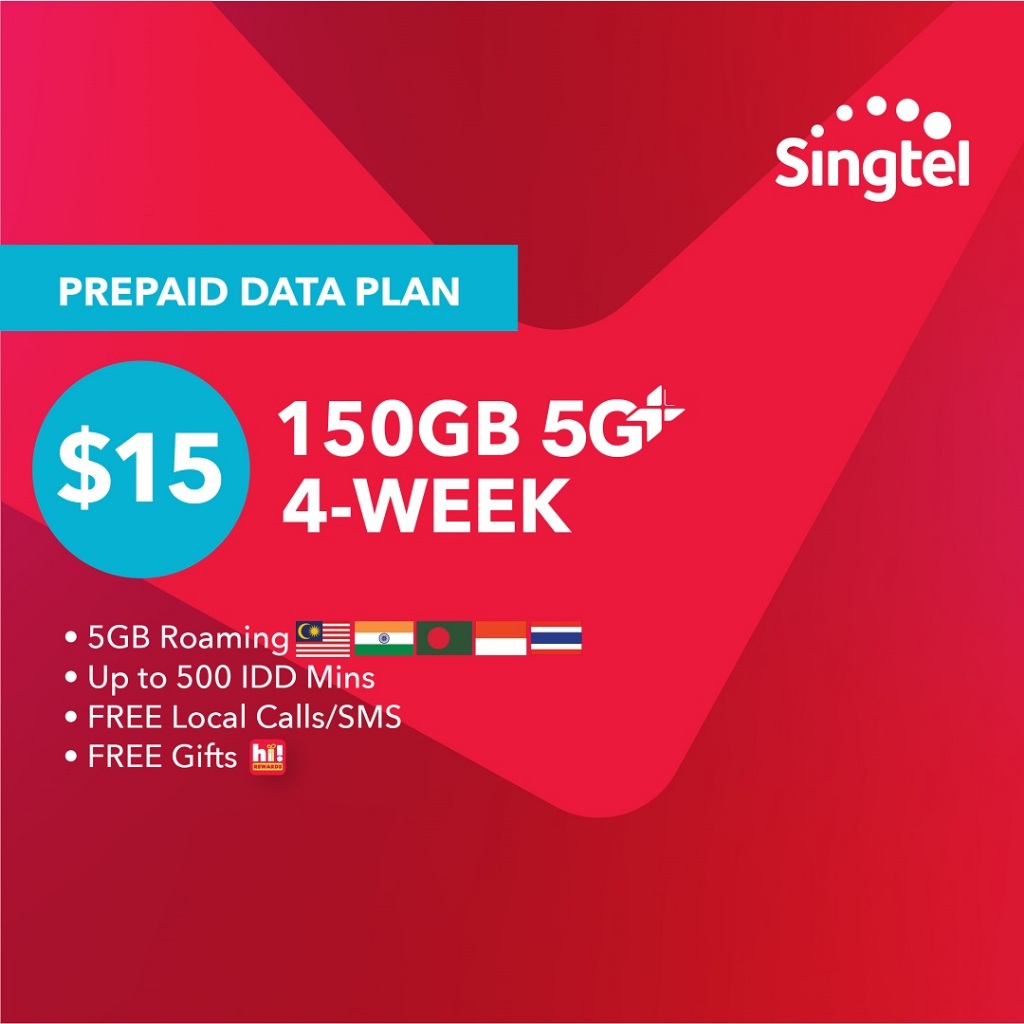 Singtel Data Package - 5G+ $15 Ultimate Plan | Shopee Singapore