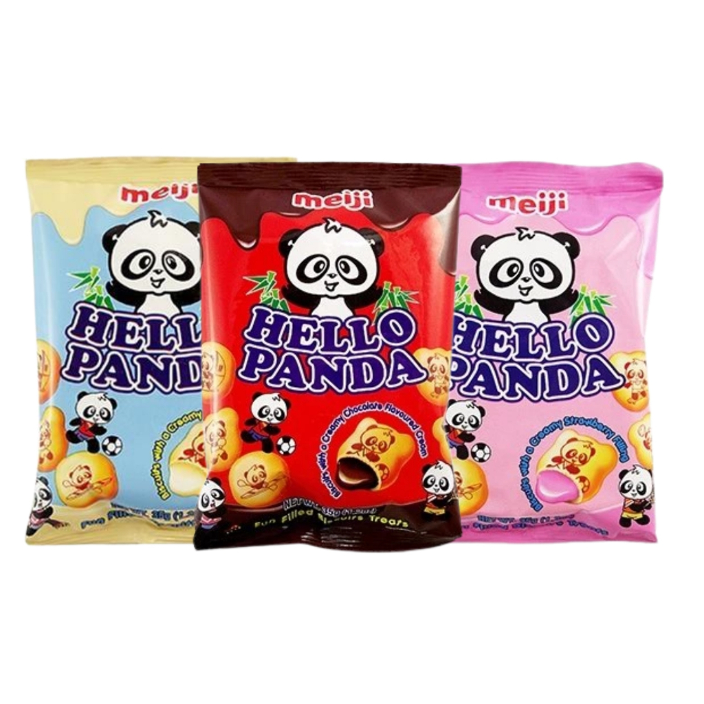 [Bundle of 24] Hello Panda Biscuit 32g - Creamy Chocolate, Strawberry ...