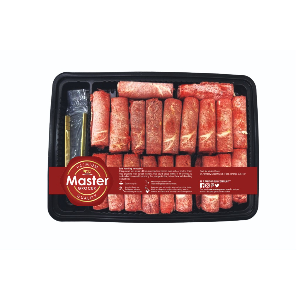 Master Grocer Hotpot Sliced Black Angus Beef Chuck Rolled Shabu 250g ...