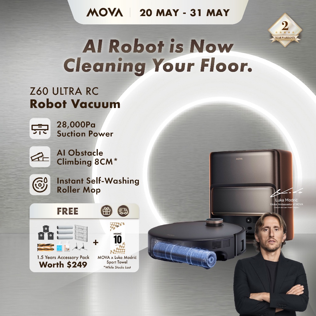 【NEW LAUNCH】MOVA Z60/Z70 Ultra Roller Complete Robot Vacuum Cleaner ...