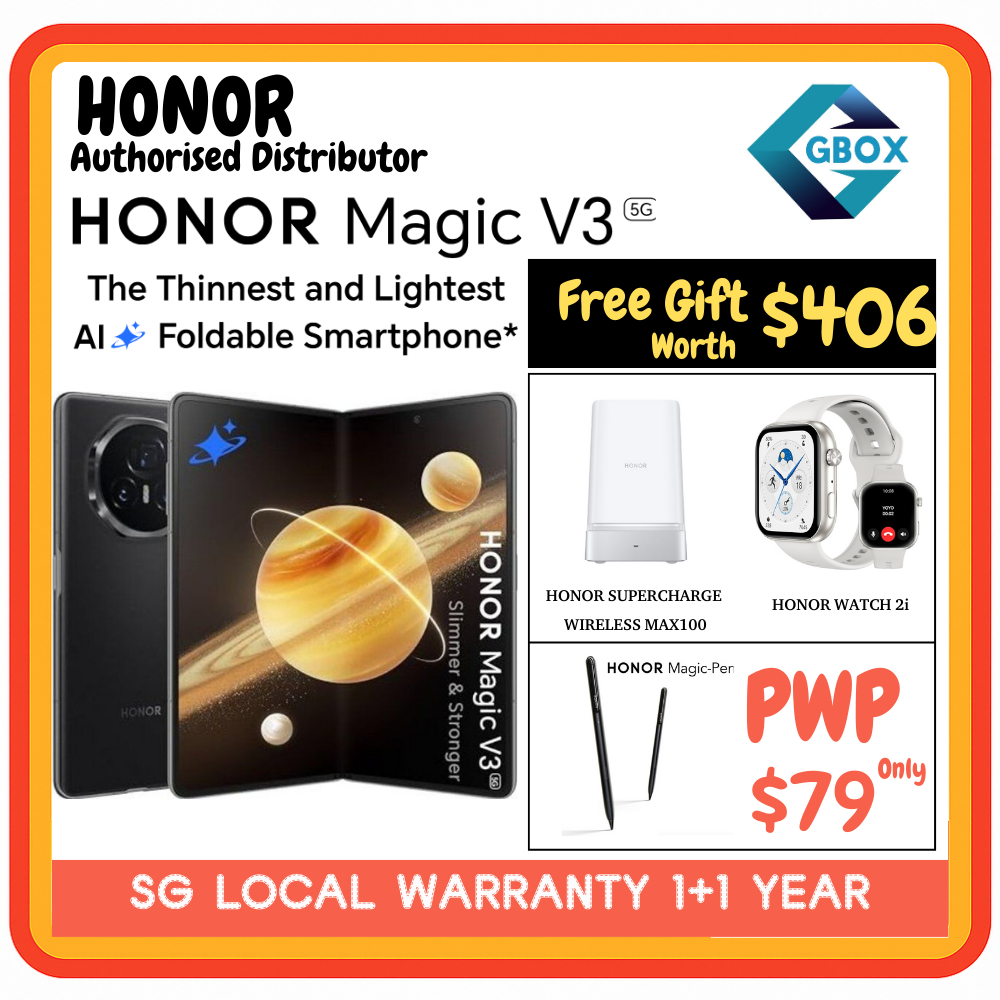 HONOR Magic V3 5G (12+12 512GB) | Foldable AMOLED | Ultra Slim & Light ...