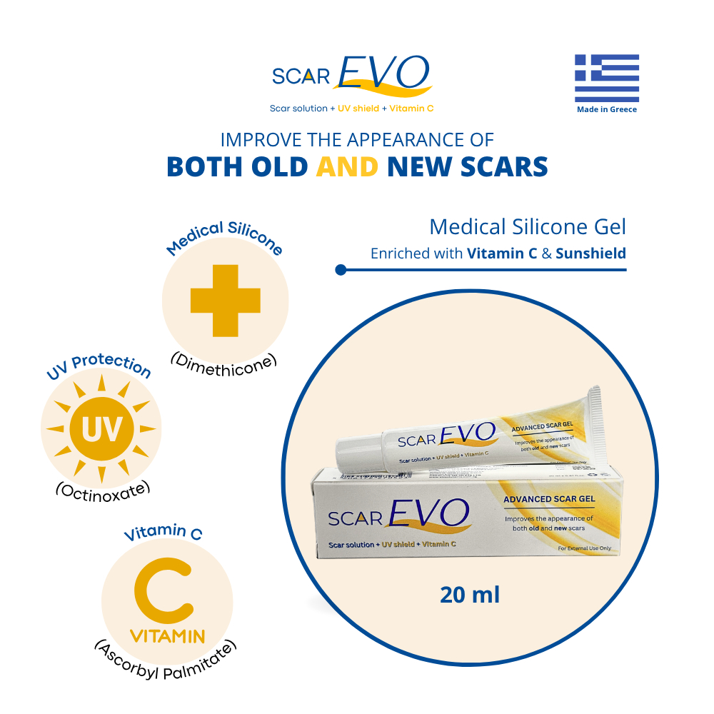 Scar Evo (Silicone Gel with UV Shield & Vitamin C) | Shopee Singapore