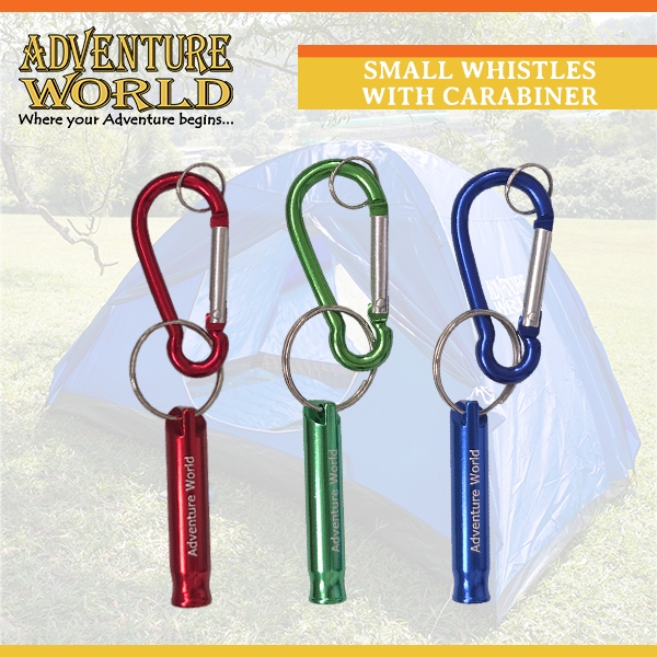 Small Whistle with Carabiner | Shopee Singapore