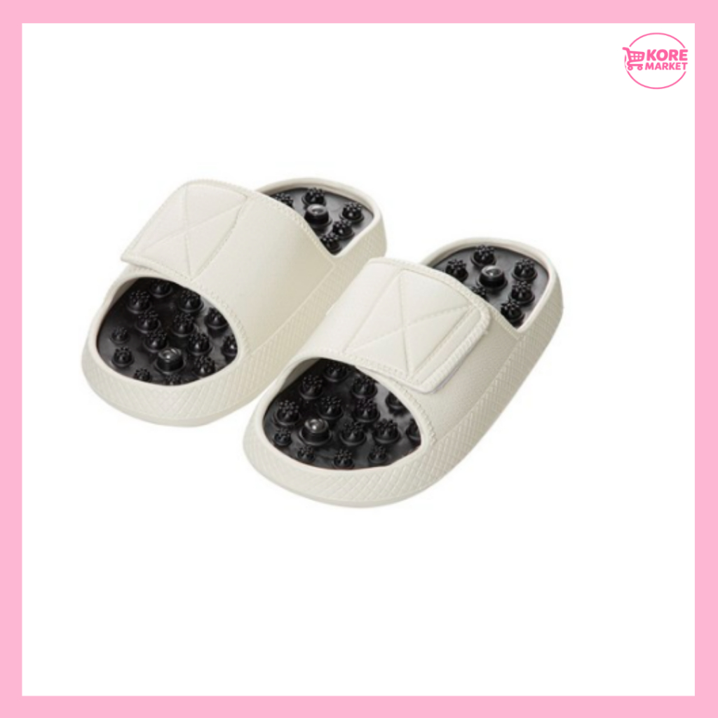 KOREMARKET FOOT MASSAGE SLIDES INDOOR & OUTDOOR – ANTI-SLIP, CUSHIONED ...