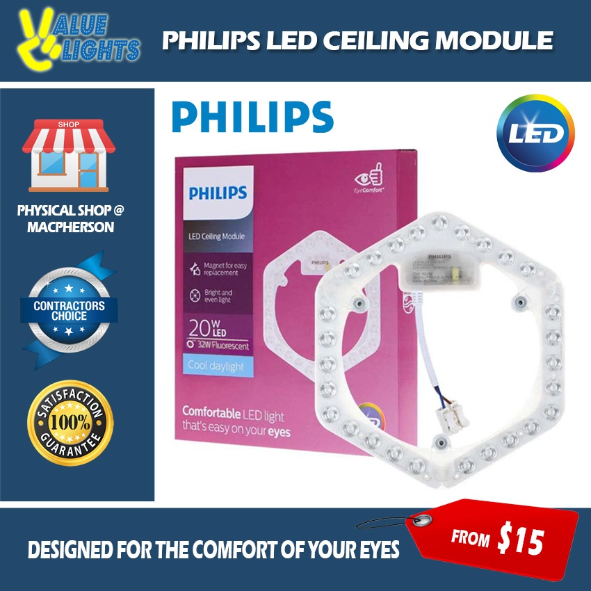 [Climate Voucher] PHILIPS Magnetic LED Ceiling Module 14W / 20W / 25W ...