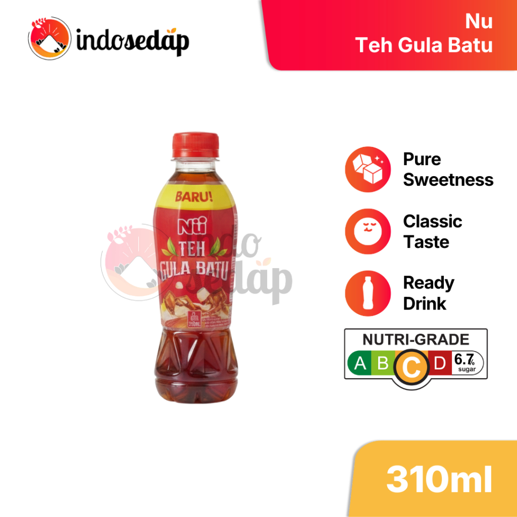 IndoSedap Nu Teh Gula Batu | Authentic Original Indonesian Ready to ...