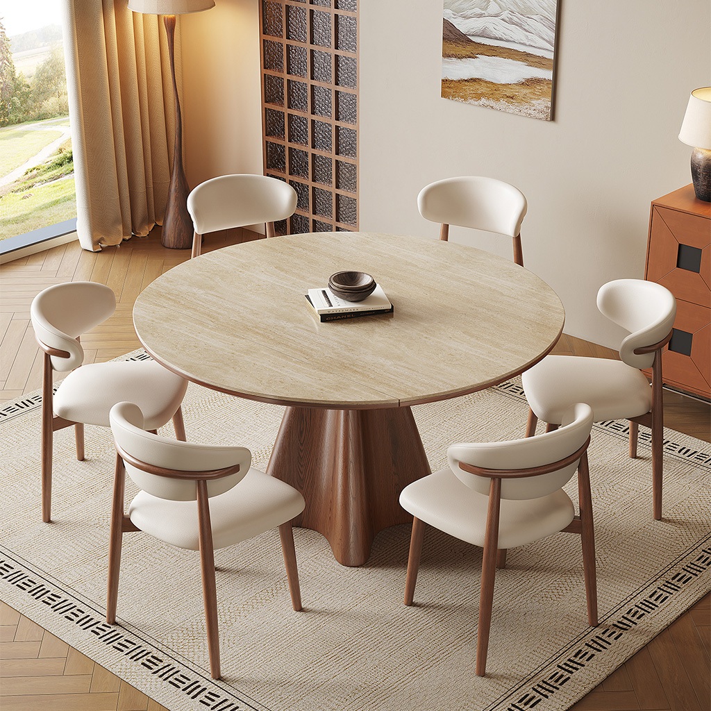 HDB【Free Shipping】⚡Italian Extendable Dining Table And Chair Set ...