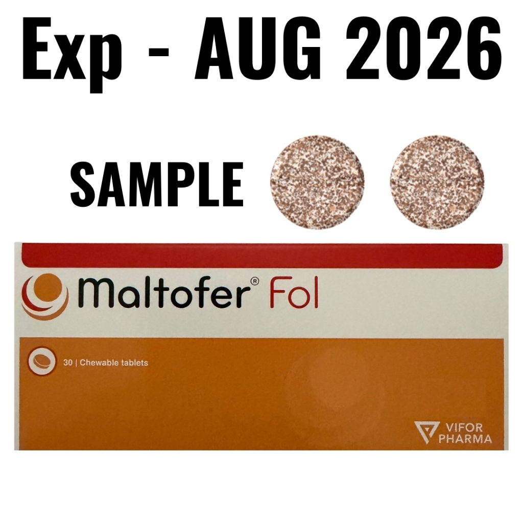 Maltofer Fol Chewable Tablet 30s 100mg Iron Supplement (with Folic Acid ...