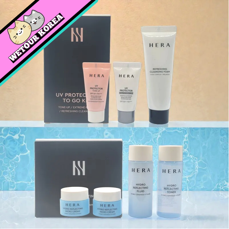 [HERA] Trial Kits (Hydro Reflecting Kit / UV Protector To-Go Kit ...