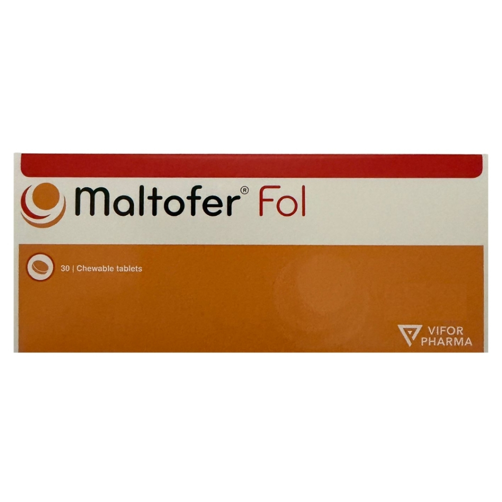 Maltofer Fol Chewable Tablet 30s 100mg Iron Supplement (with Folic Acid ...