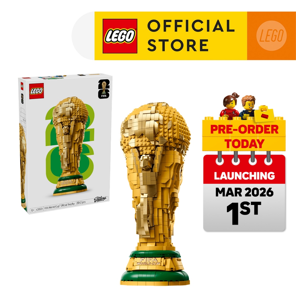 PRE-ORDER - LEGO Editions 43020 FIFA World Cup™ Official Trophy (2842 ...