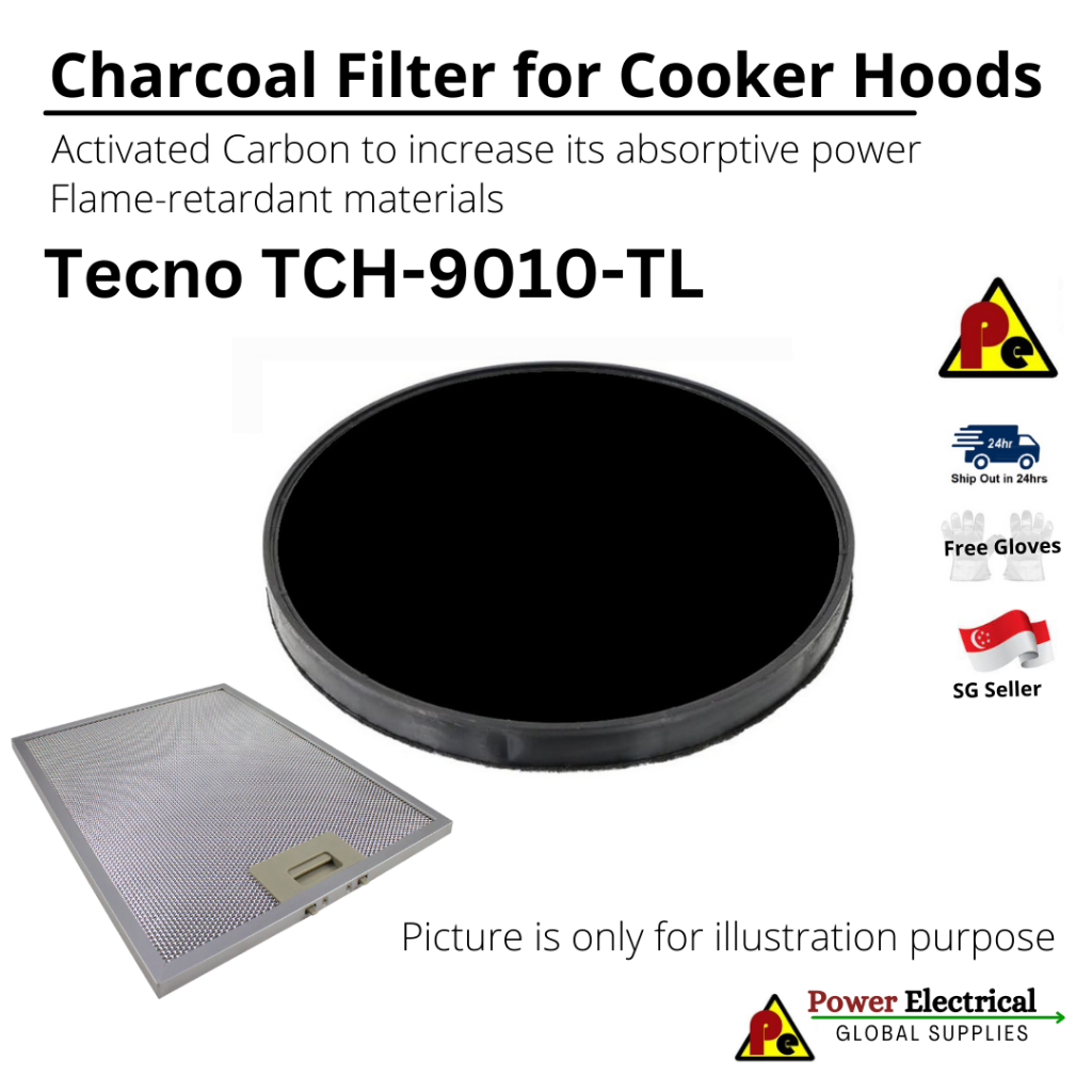 Tecno TCH-9010-TL | TCH 9010-TL | TCH 9010 TL Cooker Hood Round Black ...