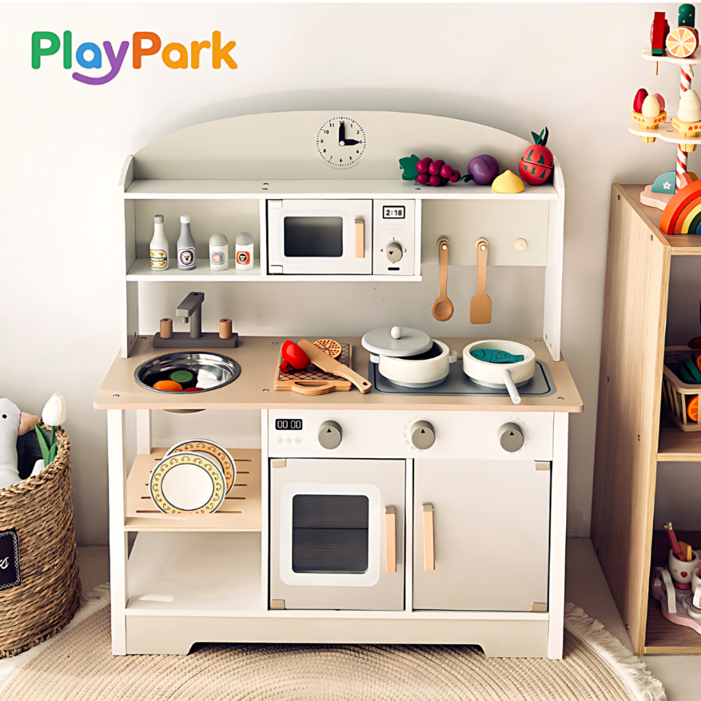 Playpark Kids Kitchen Toys Set Large Simulated Children's Play House ...