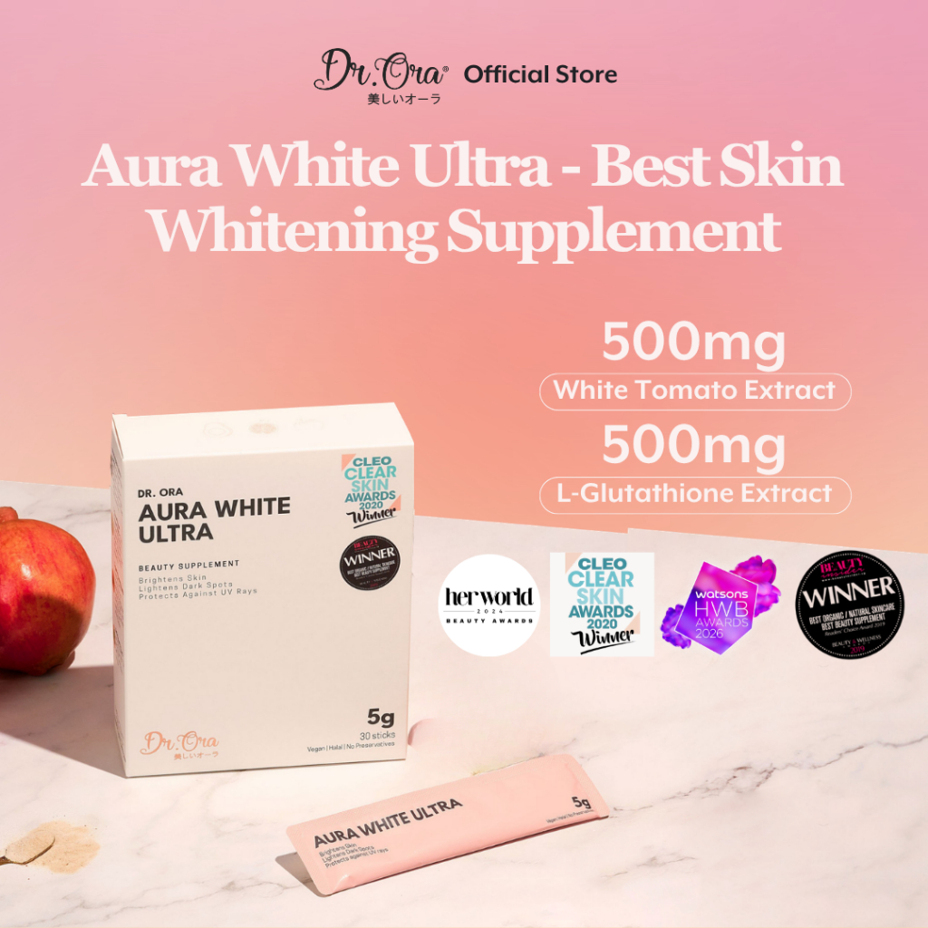 Dr. Ora Aura White Ultra 1000mg of White Tomato Extract, L-Glutathione ...