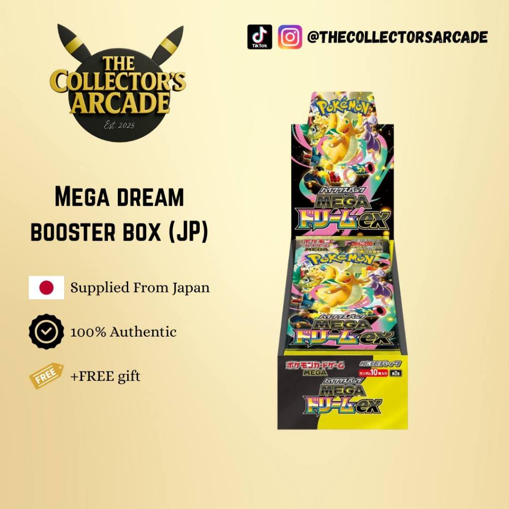 M2a Pokémon Mega Dream EX Japanese Booster Box / Loose Packs | Shopee ...