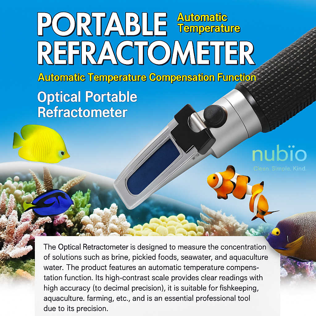 ATC Optical Salinity Refractometer | Marine Aquarium Salt Tester | Sea ...