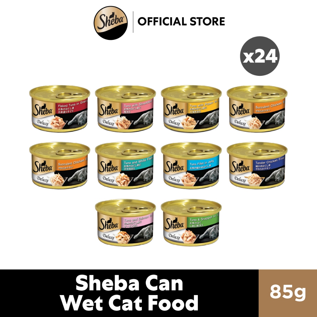 [Select Flavour] SHEBA Wet Cat Food Adult 85G (Bundle of 24) | Shopee ...