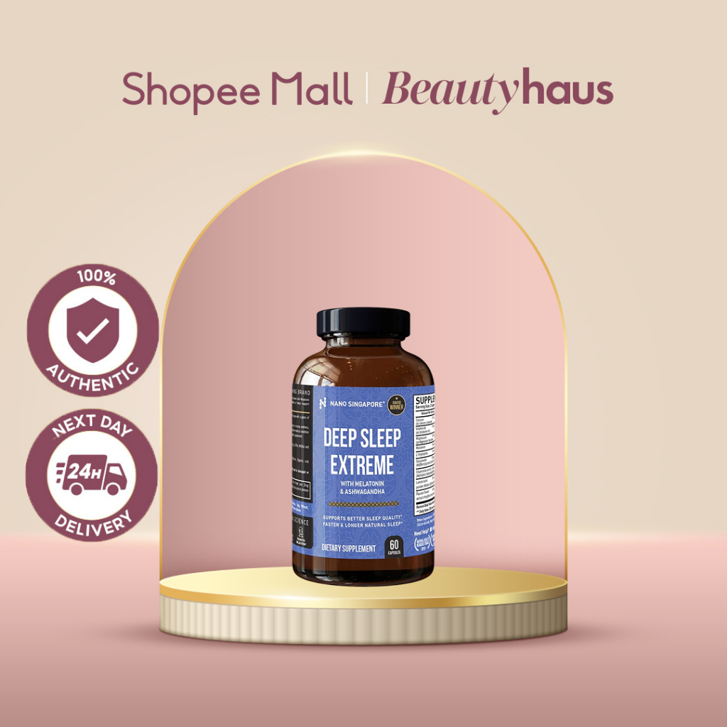 Nano Singapore Melatonin Deep Sleeping Pills with Ashwagandha (60 caps ...