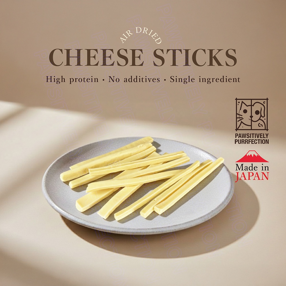Michinoku Farm Japan | AIR-DRIED CHEESE STICKS Dog Treats | SINGLE ...