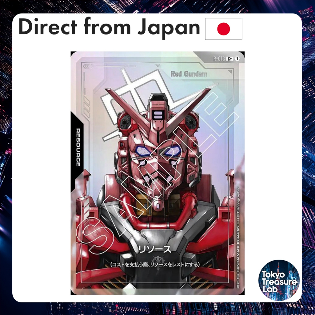 Gundam Card Game TCG Resource Red Gundam Parallel [R-013 C+] Japanese Ver. | Shopee Singapore