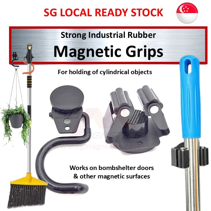 Magnetic Hook Grip for Bombshelter Magnet for Broom Mop Hose - Heavy ...