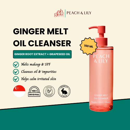 Peach & Lily Ginger Melt Oil Cleanser 150ml | First Cleanser, Gentle ...