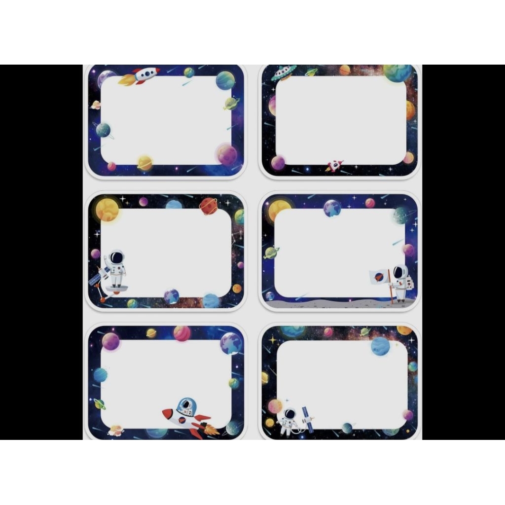 Name Tag - Sticker [all design available] | Shopee Singapore