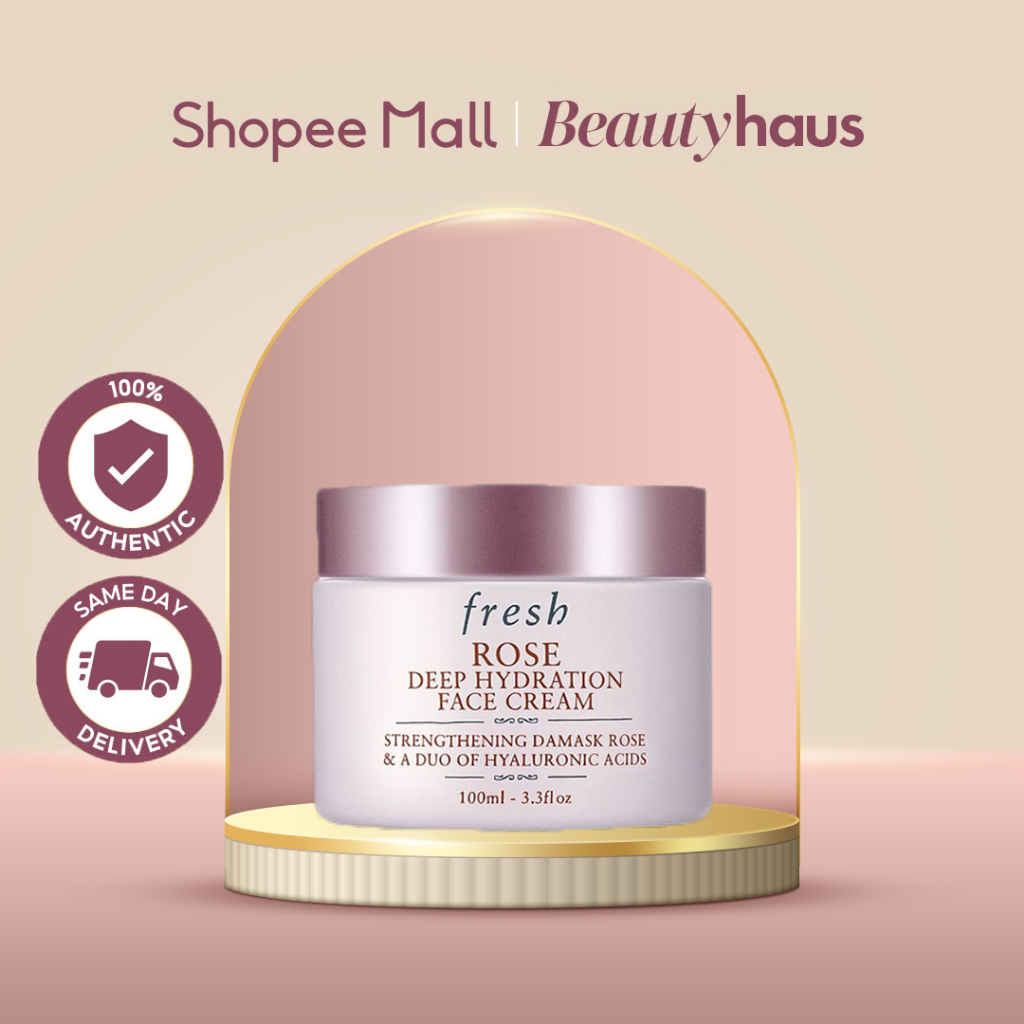 Fresh Rose Deep Hydration Face Cream 50ml / 100ml | Shopee Singapore