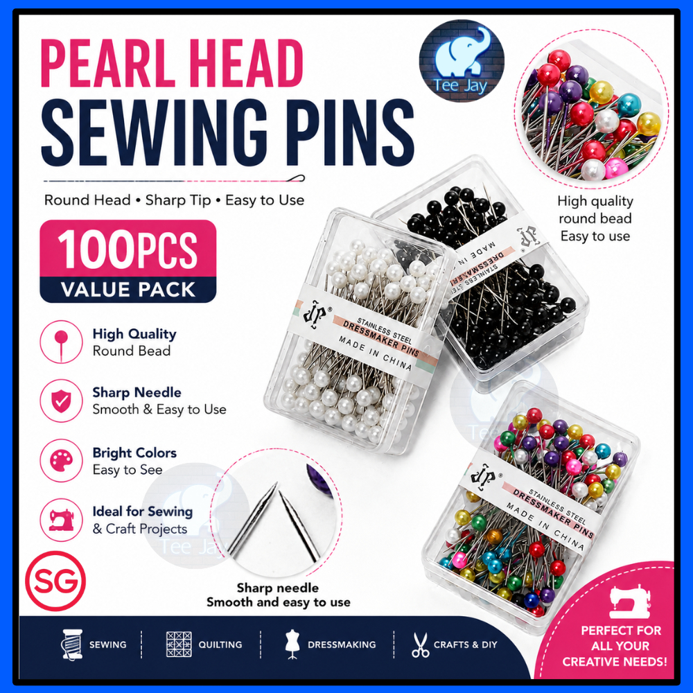 Push Pin Sewing Pins Round Pearl Head Pin Dressmaker Pin 1.5inch 100PCS ...