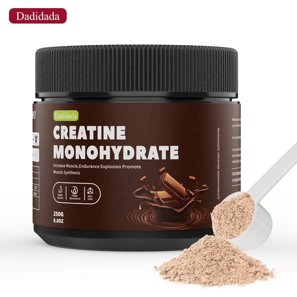 Dadidada Creatine Powder 250g Chocolate Flavor, Muscle Synthesis ...
