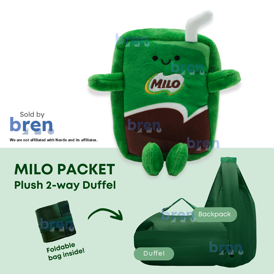 Milo Packet Plush - Milo Plush Collectible Duffel Bag - Breaktime Set ...