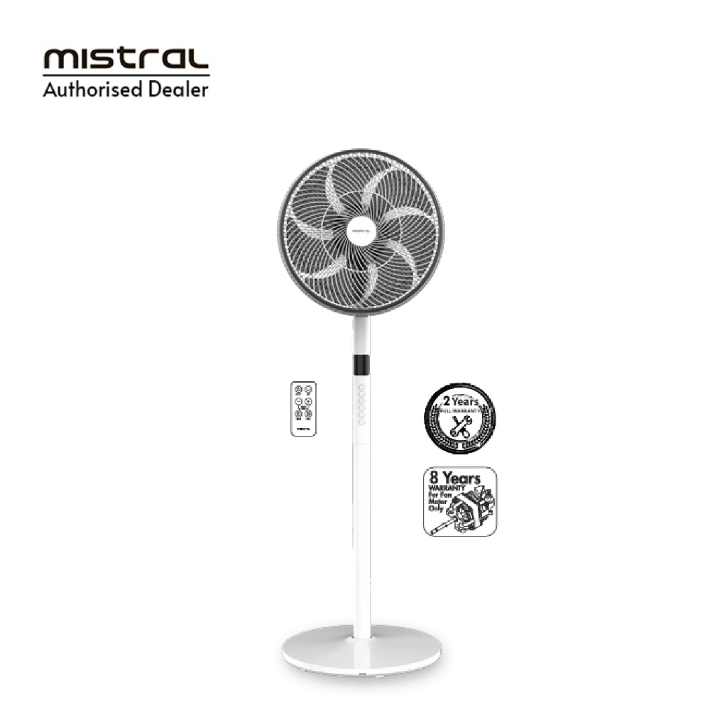 Mistral 14" DC Stand Fan With WIFI & Remote MSF1455DRW | Shopee Singapore