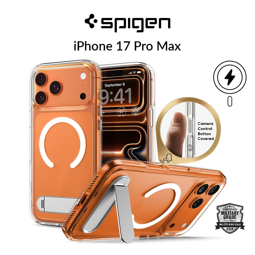 Spigen iPhone 17 Pro Max Case 6.9" Ultra Hybrid S MagFit Magnetic Phone ...
