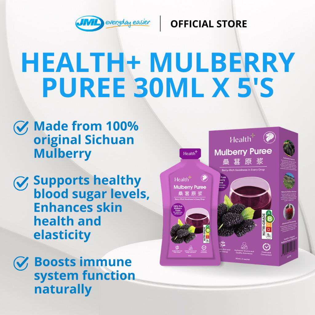 [JML Official] Health+ Mulberry Puree 30ml x 5's | Shopee Singapore