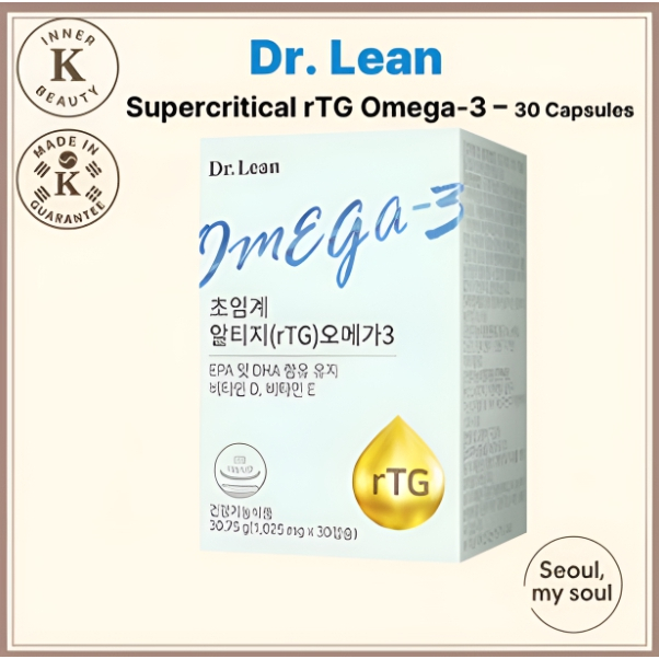 [Dr. Lean] Supercritical rTG Omega-3 – 30 Capsules | Shopee Singapore