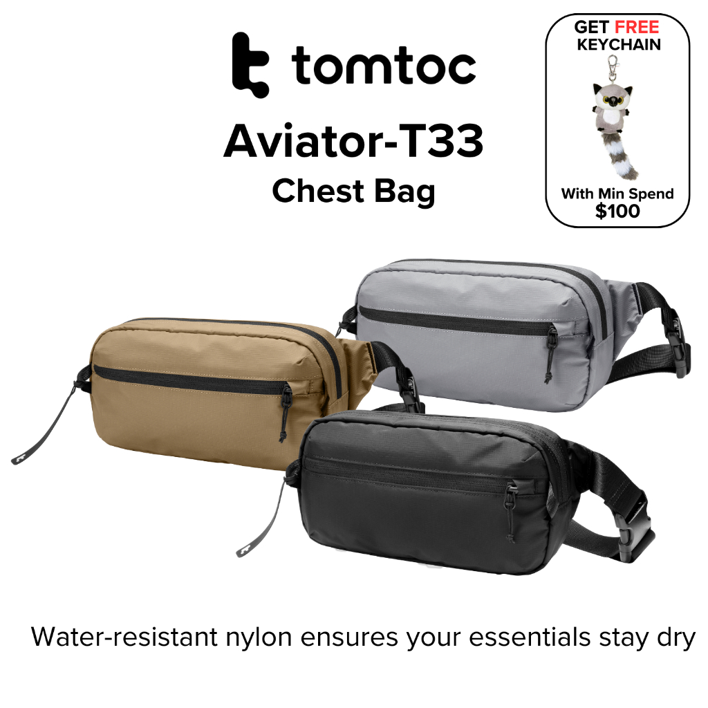 tomtoc Aviator-T33 Sling Bag | Crossbody Bag | Chest Bag | Shoulder Bag ...