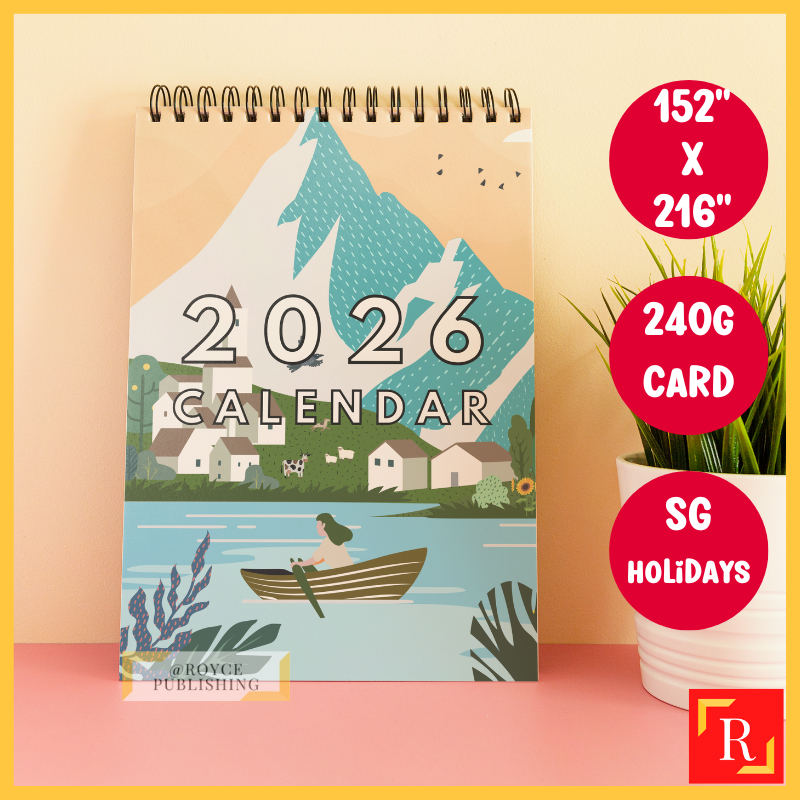 2026 Motivational Quotes Desktop Calendar 5 - (Singapore Public ...