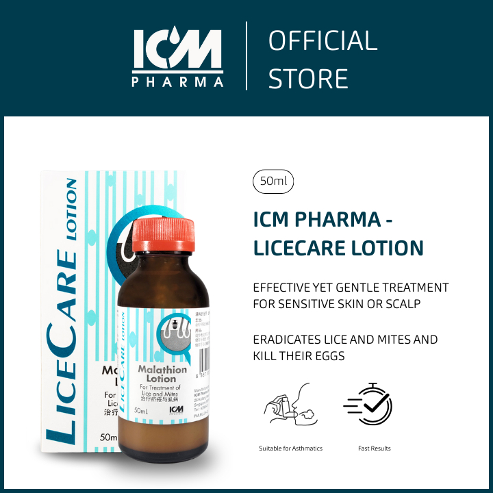 LiceCare Lotion 50ml (Treatment for head lice, body lice, pubic/crab ...